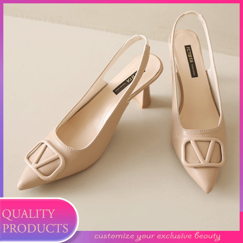 Women's New High Heels Sandals Cone High Heels Temperament Wedding High ...
