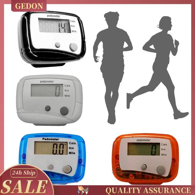 [Gedon] Pedometer for Walking Counters Clip on Comfortable Step ...