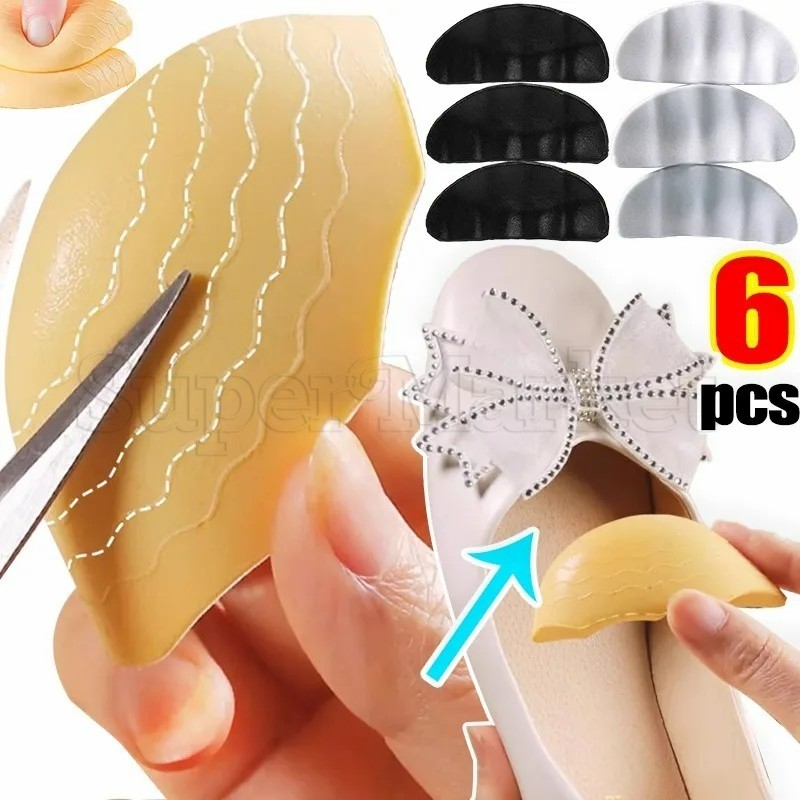 2/6Pcs Sponge Forefoot Insert Pads - Women High Heel Filler Insoles ...