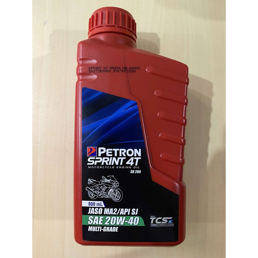 PETRON SPRINT 4T MULTIGRADE SAE SR200 20W-40 800ML | Shopee Philippines