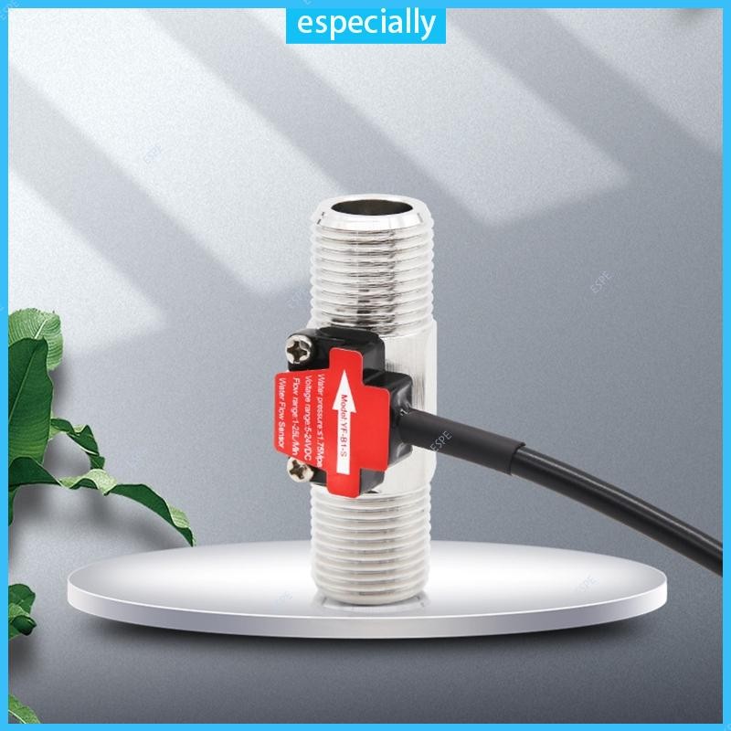 ESP G1 2 Thread Steel Water Flow Sensor Hall Effect Sensor Switch Flow ...