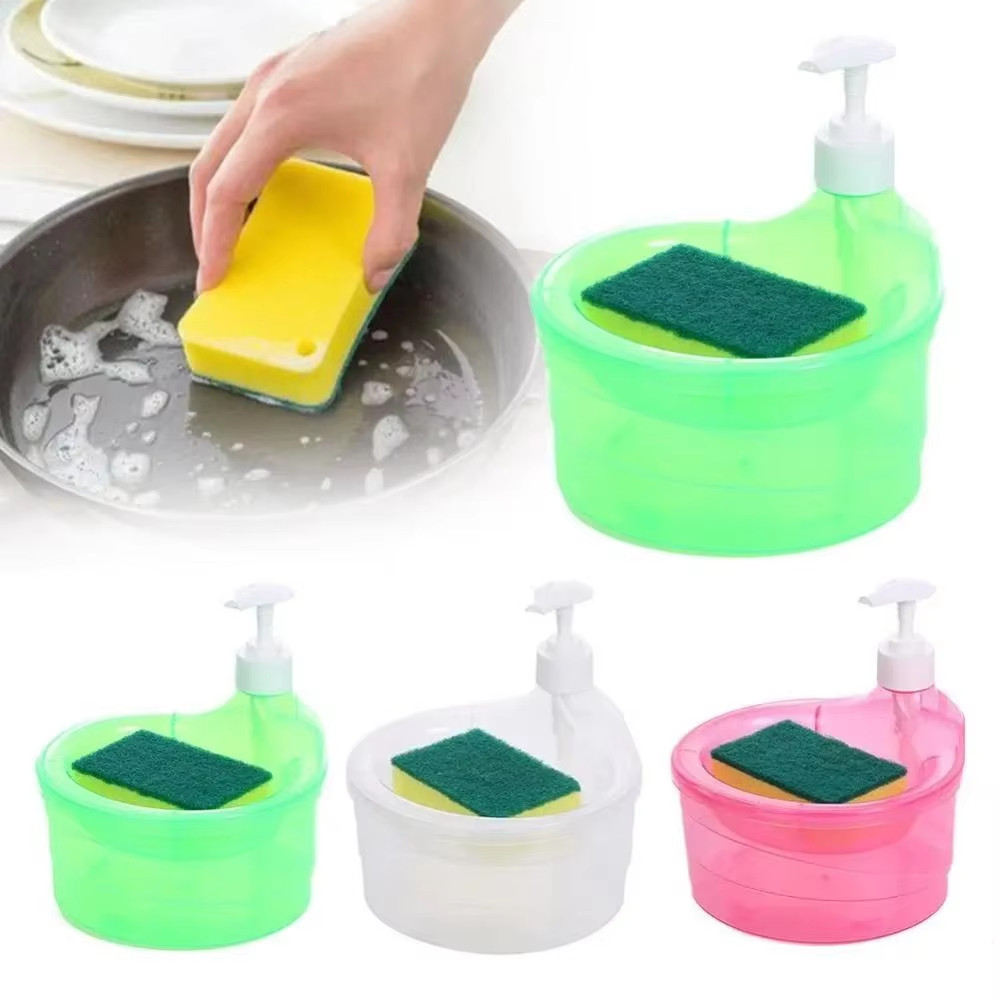 Kitchen Dishwashing Liquid Dispenser Press Box Soap Dispensing Box with ...