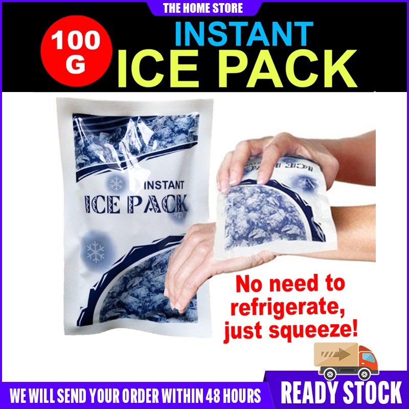 Instant Ice Pack 100g First Aid Emergency COLD COMPRESS ICE PACK ice ...