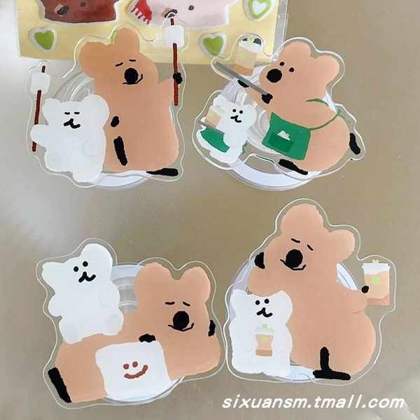 pop socket magsafe popsocket Niche fun ins wind cartoon cute persimmon ...