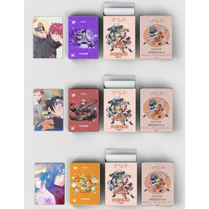 50-92pcs Manga Manhwa Kaitou Kiddo ONE PIECE Laser Holographic Lomo ...