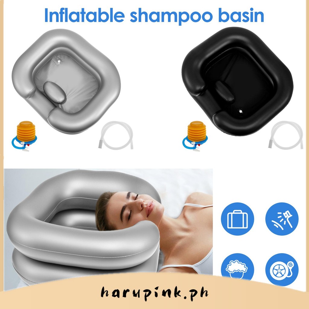Inflatable Hair Washing Basin Portable Inflatable Shampoo Bowl Foldable ...