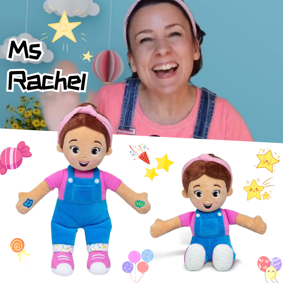 Ready Deliver Ms Rachel Plush Doll Your Joy with Ms. Speak Sing Plushie ...