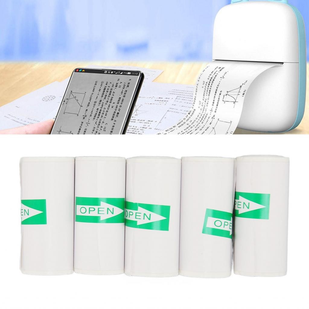 Henye 20x Printer Paper Thermal Refill Label Sticker Roll Tool | Shopee ...
