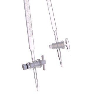 "Premium Polytetrafluoro Glass Burette - Sizes 10/25/50/100ml - Grade A ...