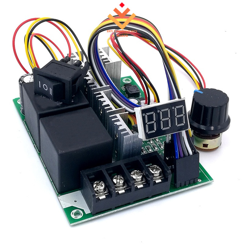 PWM DC Motor Speed Controller Forward Reverse Adjustable Switch Control Driver Module with ...