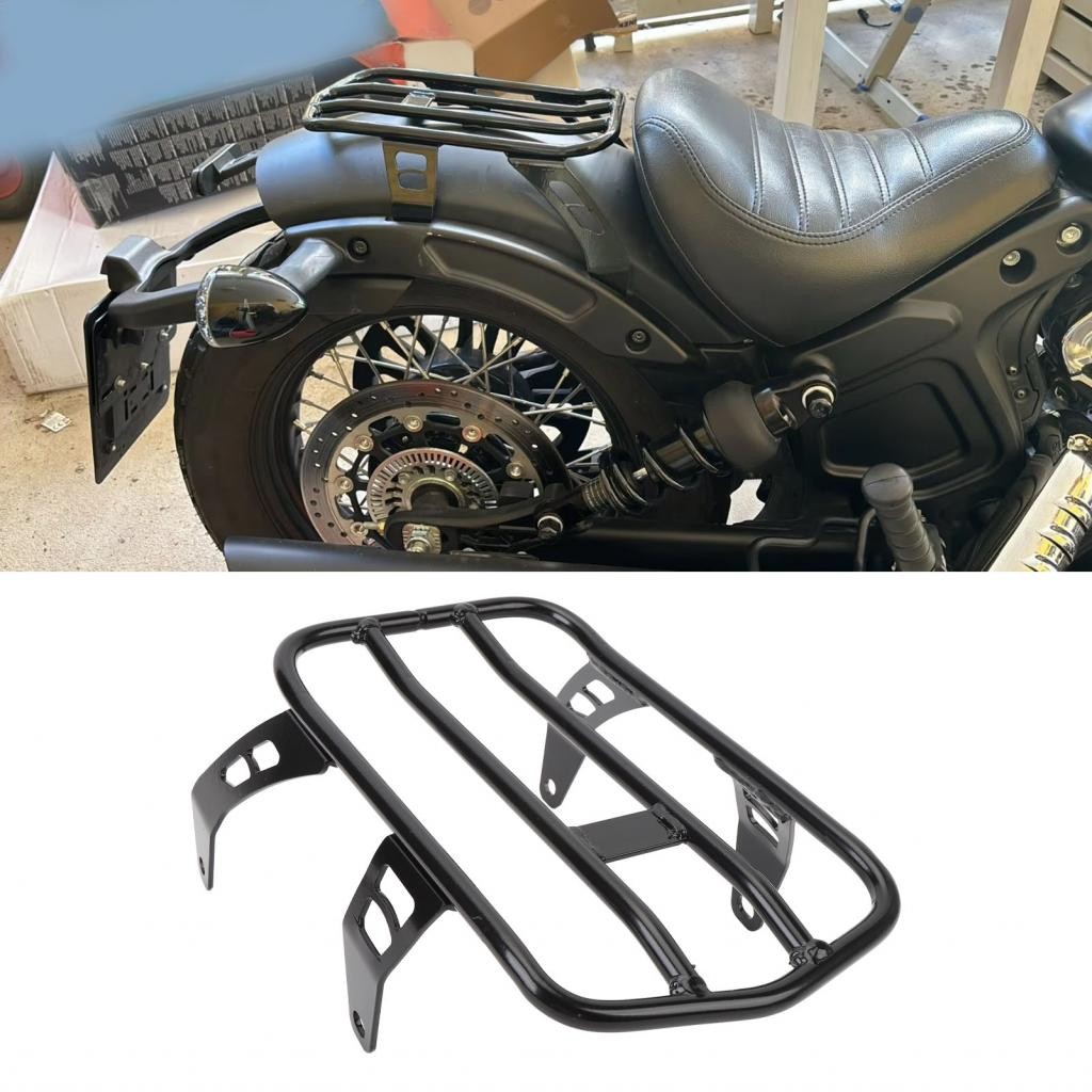 Eleganthome Motorcycle Rear Cargo Shelf Luggage Rack Anti Crack Extra ...