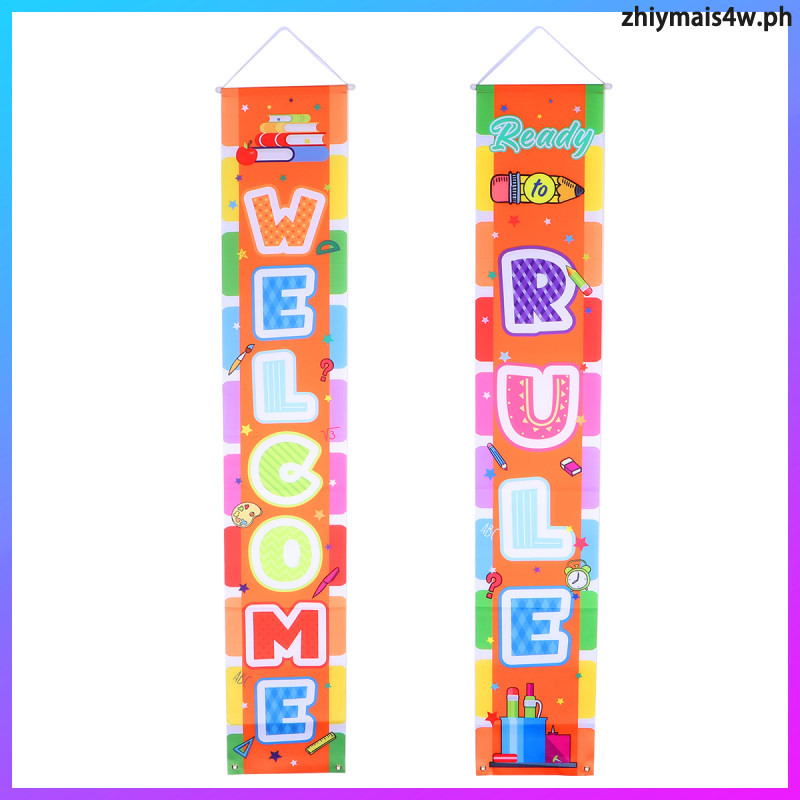 Decor Kindergarten Wall Banner Classroom Door Display Entrance Welcome ...