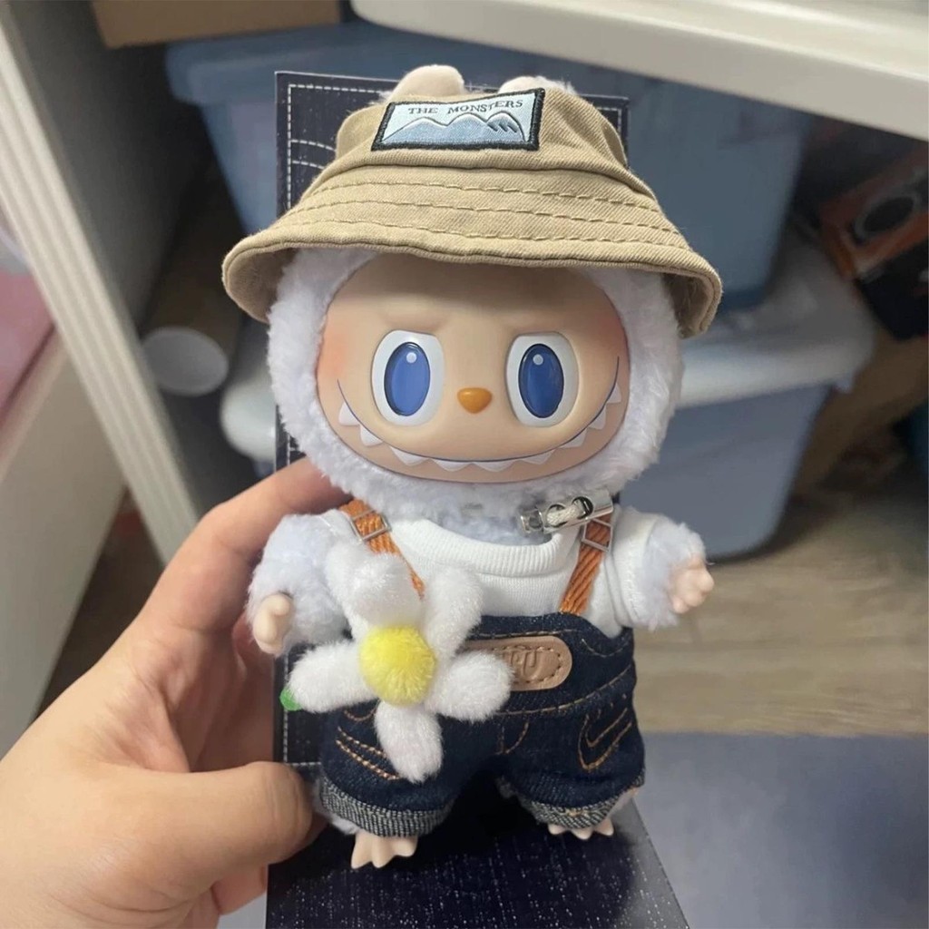 Original POPMART labubu Fall IN Wild Series Vinly Face Plush Doll ...