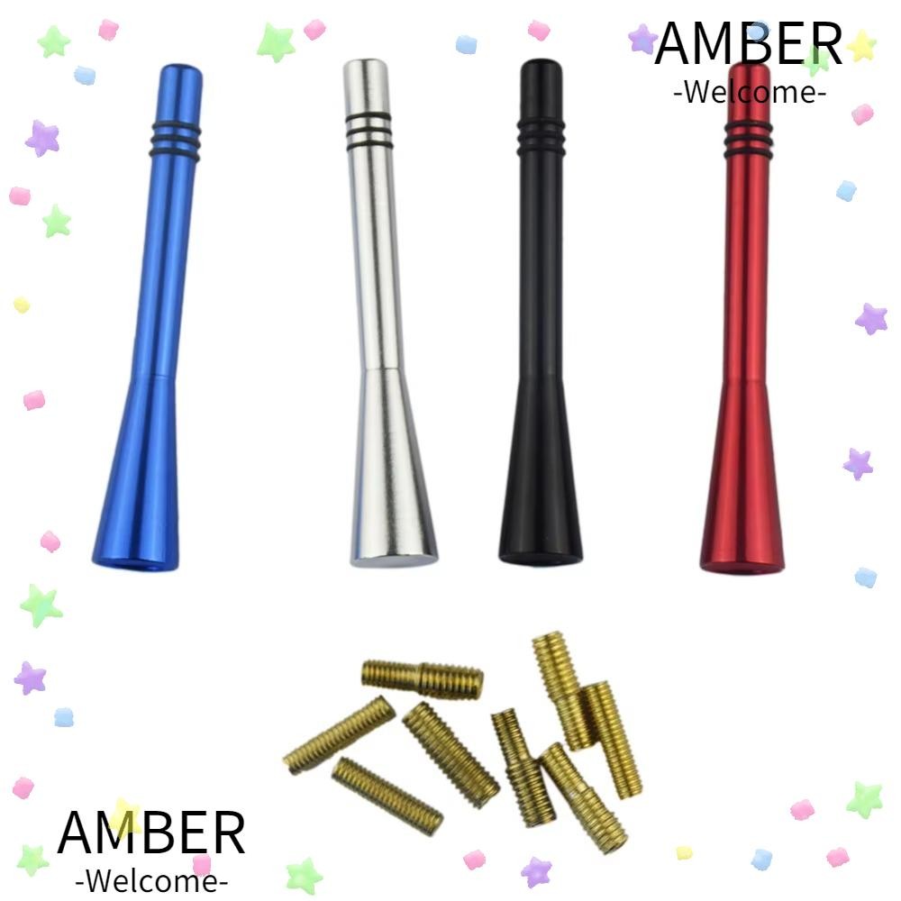 AMBER Roof Radio Antenna, Aluminum Car Styling AM FM Aerial, Useful ...