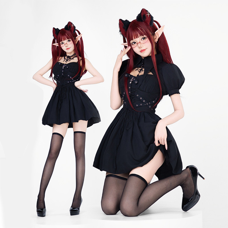 Halloween Costume Dark Goth Subculture Lolita Spice Sweet Cool Punk ...