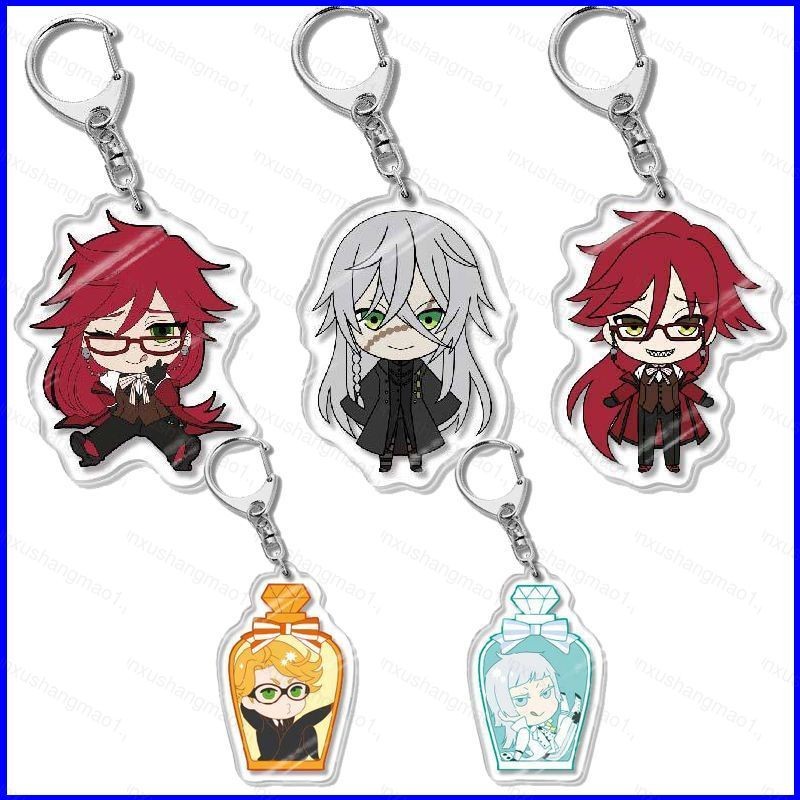 Black Butler Acrylic Keychain Backpack Pendant Sebastian Michaelis Bags ...