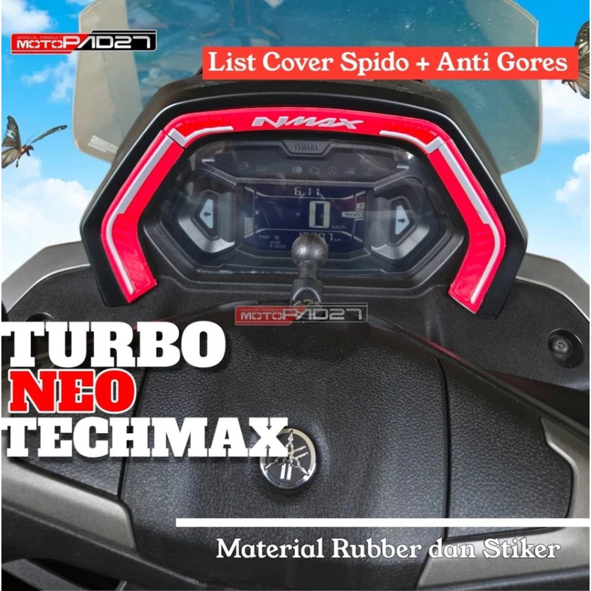 List of NMAX TURBO NEO TECHMAX Speedometer Cover Full Set + Anti ...