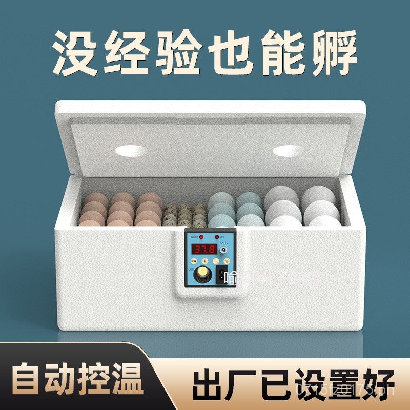 Small Automatic Egg Incubator Small Incubation Box Chicken Duck Goose ...