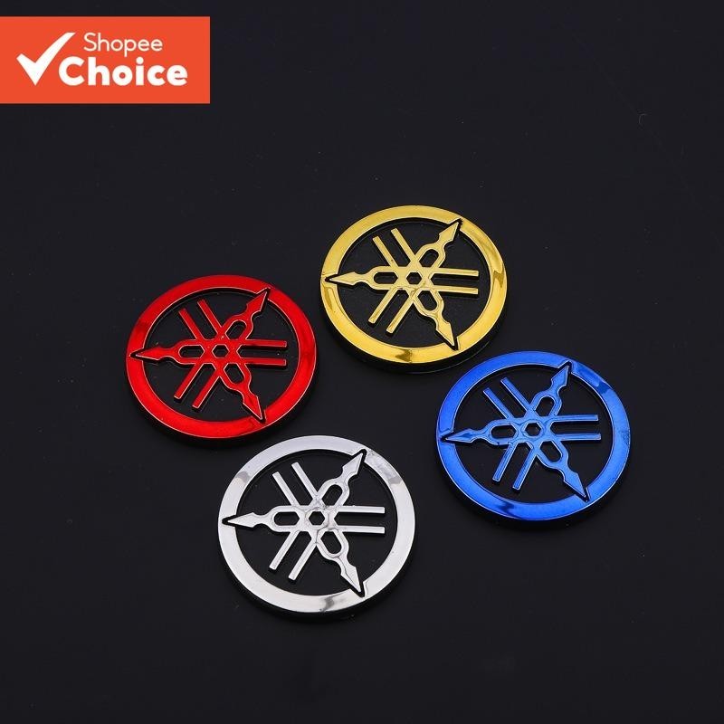 Original For Yamaha 3D Emblem Round Logo Stickers 48mm for YAMAHA ...
