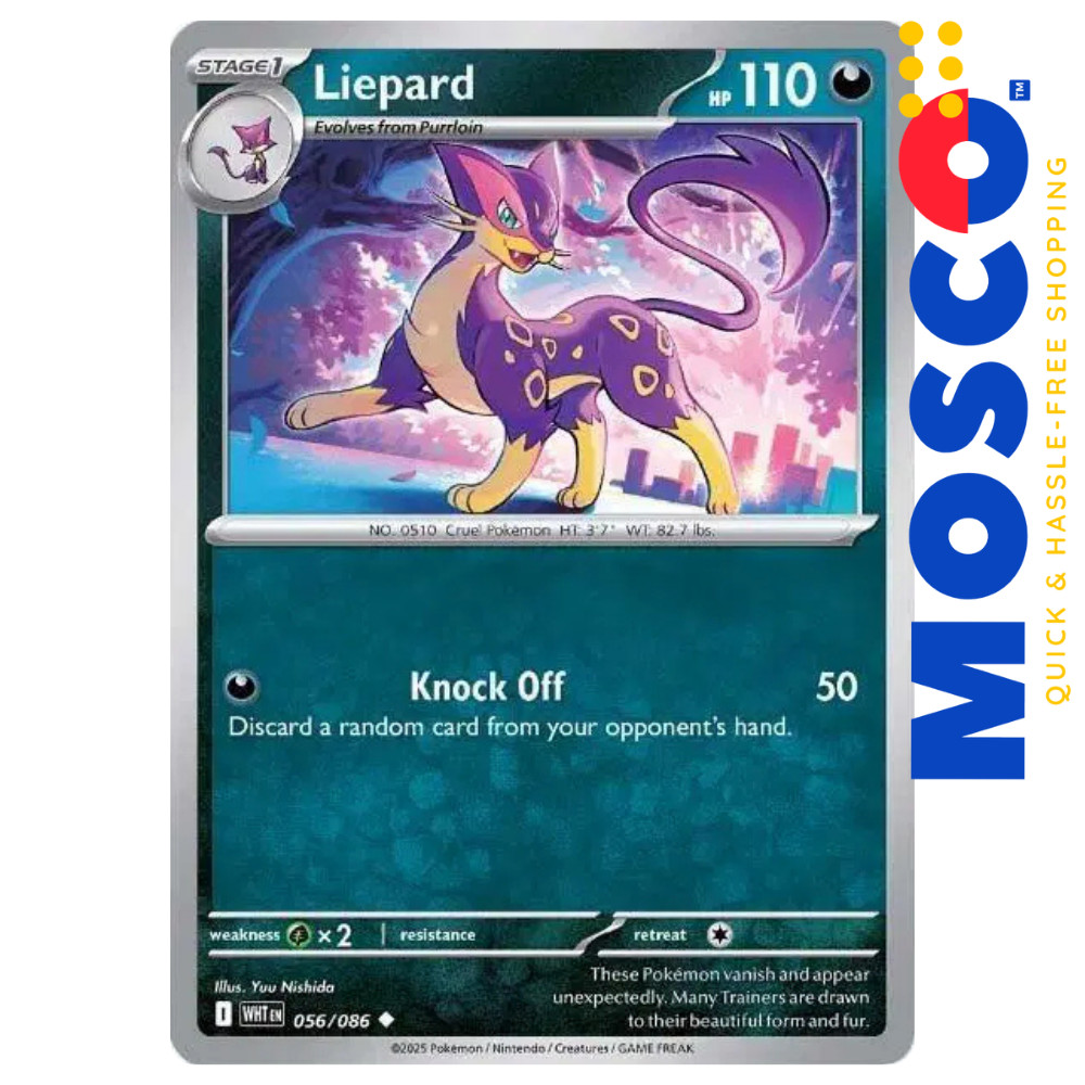 Liepard - 056/086 White Flare | Pokemon TCG | Shopee Philippines