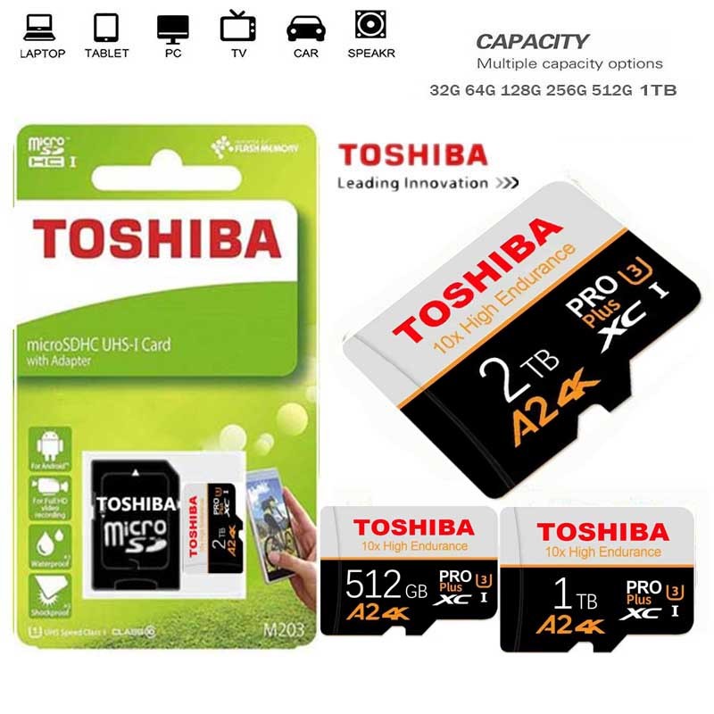 Micro TF SD Card class10 SD Memory Card 2TB 128GB 1TB 512GB 256GB U3 ...