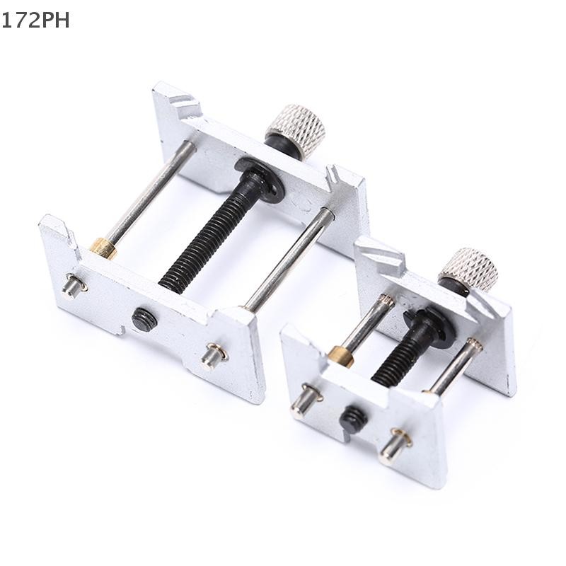 [HOT] 2pcs Watch Case Metal Movement Holder Watchmaker Clamp Repair ...