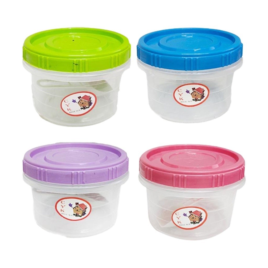 FOOD CANNISTER CONTAINER PLASTIC GARAPON Cannister with SPOON Container ...