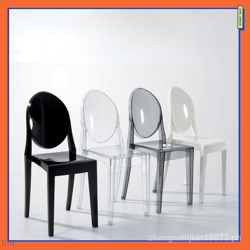 Transparent Ghost Devil Chair Ins Northern Europe Plastic Crystal ...