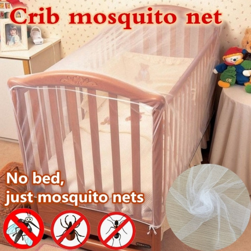 Mosquito Net Crib Mesh Universal Baby Kids Cradle Canopy Infant Toddler ...