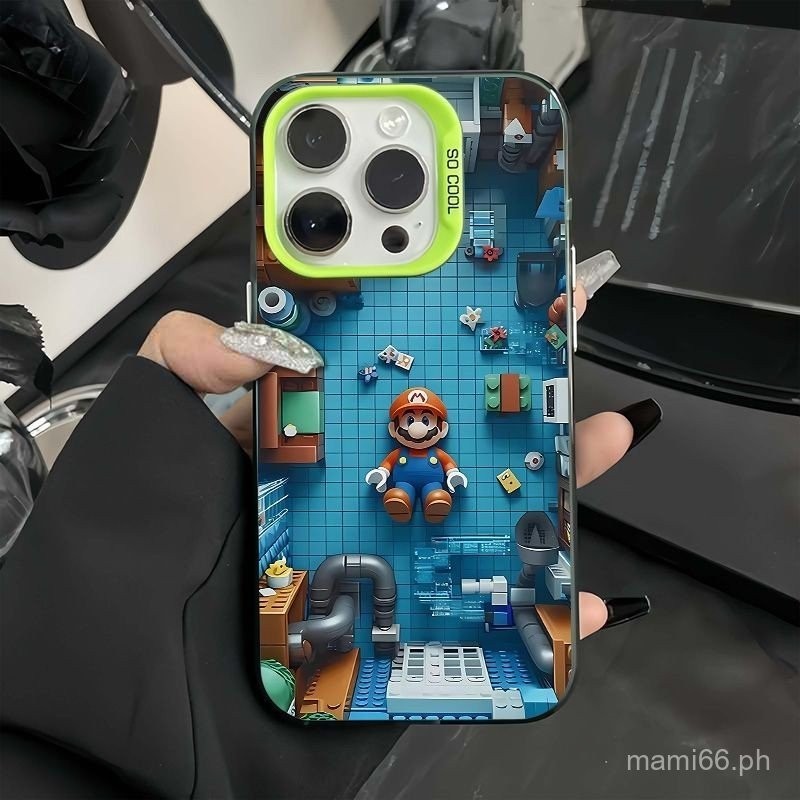 Fun and Unique Creative Building Blocks Mario Mobile phone shell for ...