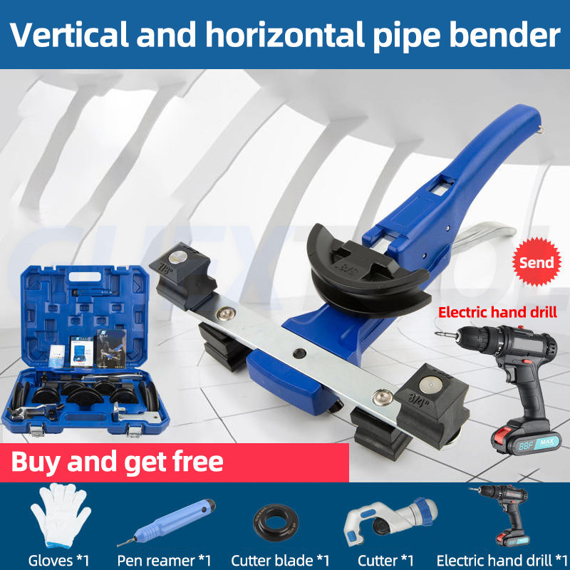 Combination Pipe Bender CT-999RF Manual Copper Pipe Bending Machine 6 ...