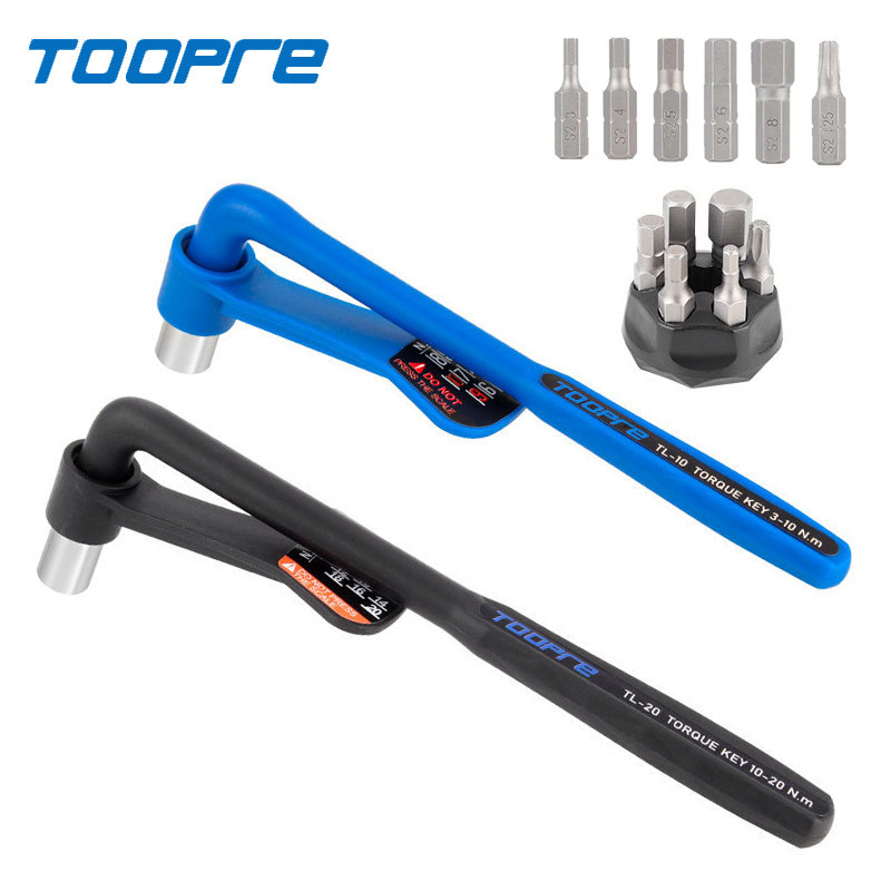 TOOPRE Bicycle Portable Torque Wrench 10-20NM High Precision Bike Allen ...