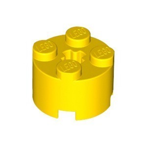 Lego Part 3941 Brick Round 2x2 with Axle Hole Yellow Ori | Shopee ...