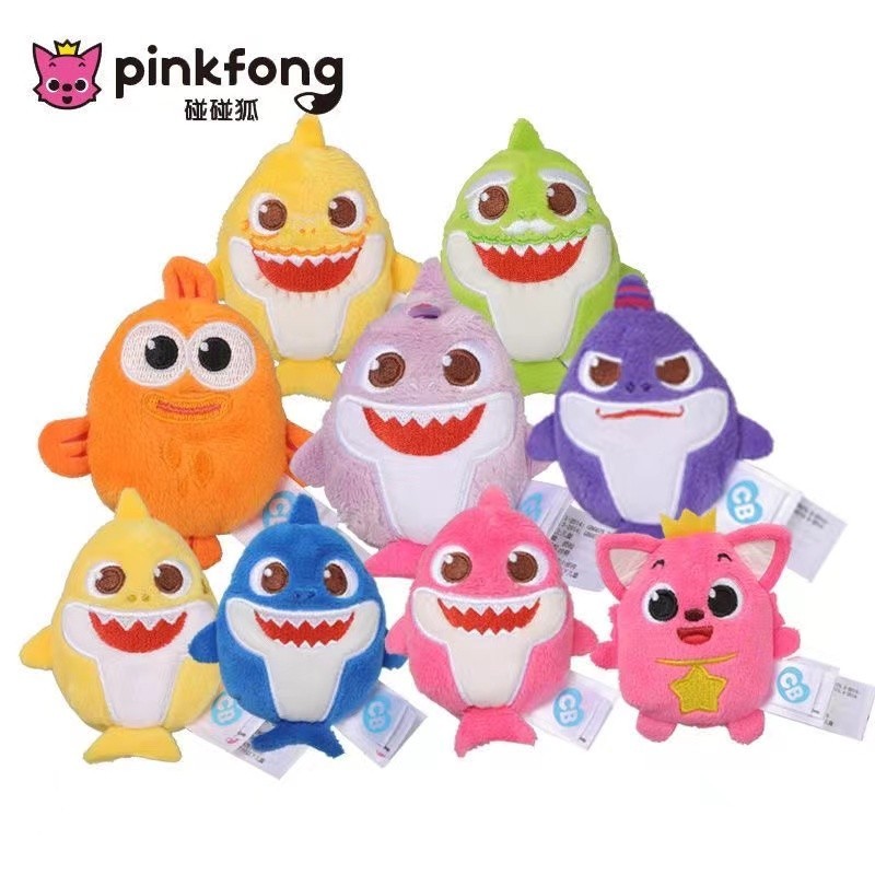 Pinkfong PINKFONG Baby Shark Plush Cute Children Cartoon Doll 6CM Doll ...