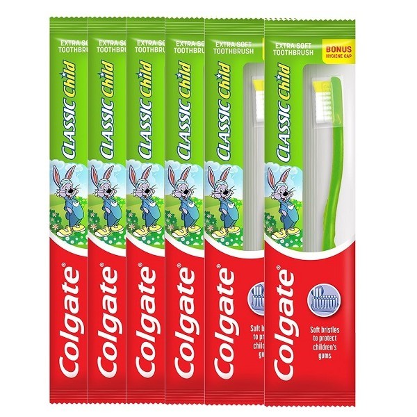 Colgate Toothbrush Classic Child Flow Wrap 6's | Shopee Philippines