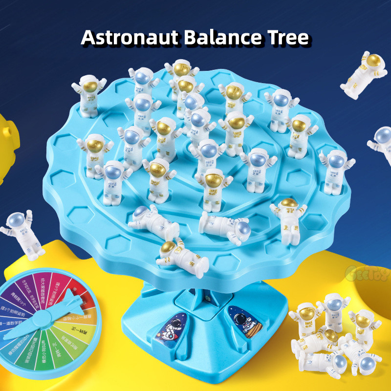 67pcs Spaceman Astronaut Balance Tree Board Game Stack Toy Family Games ...