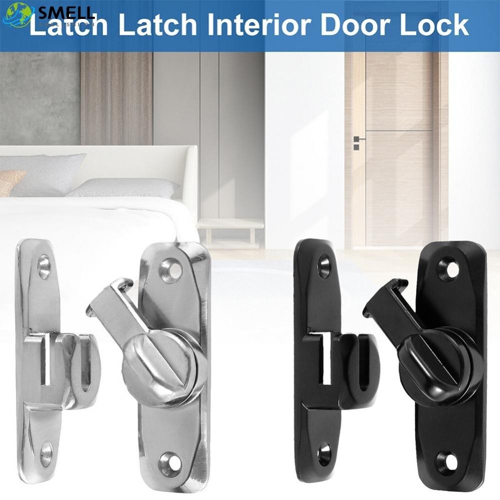 SMELLSH-Door Lock Latch Dual-purpose Installation Stainless Steel ...