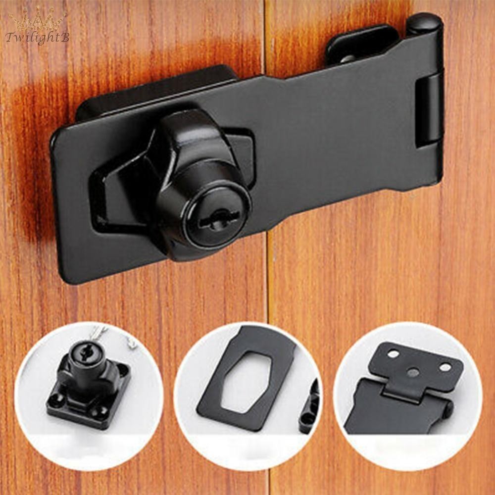 Keep Your Household Items Safe with the Black Locking Hasp and Staple ...