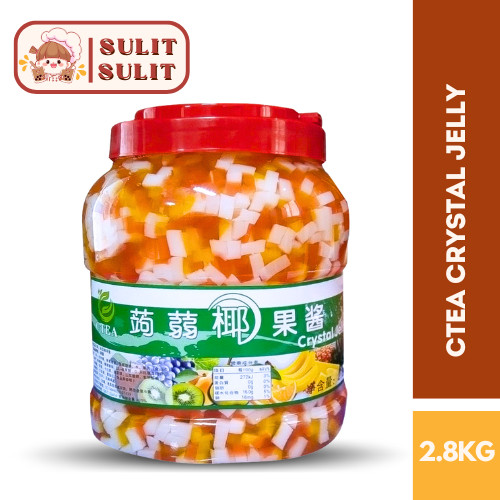 CTEA Crystal Jelly Milk tea Sinkers / Toppings (2.5kg) Fruit Tea Sinker ...