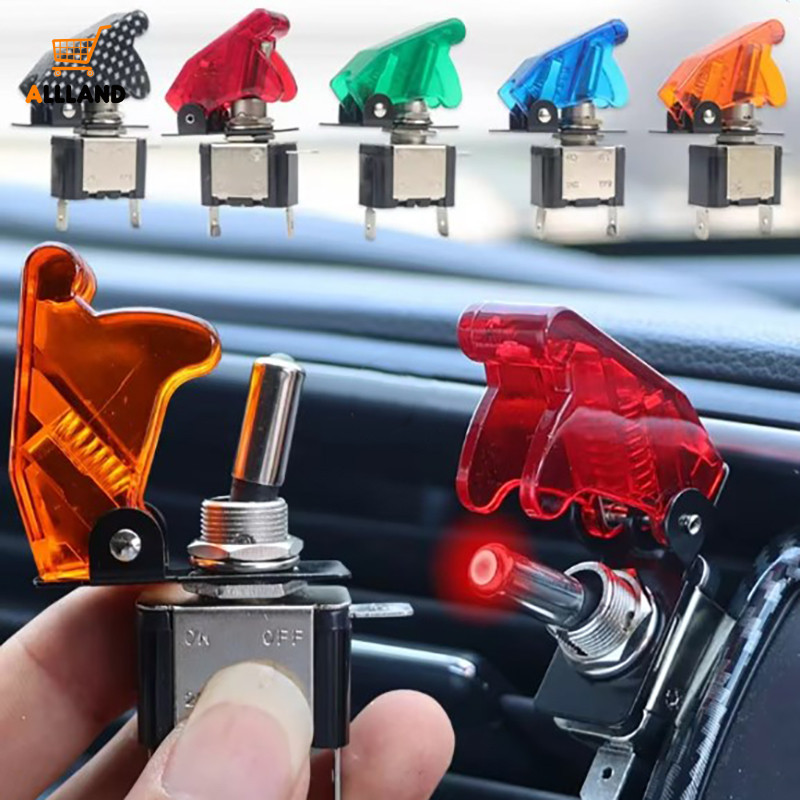 DIY Car Dashboard Modification Rocker Arm Switch with LED Light ...