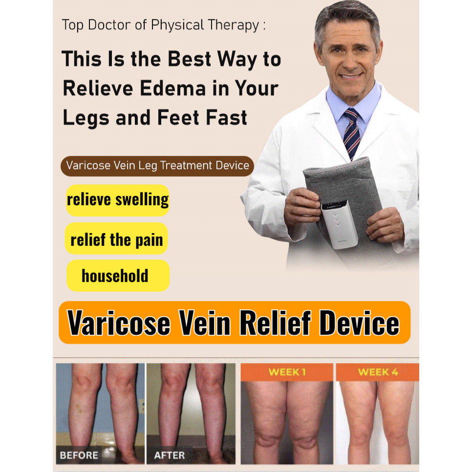 Relief of pain and swelling care device Cordless Leg Massager Full ...