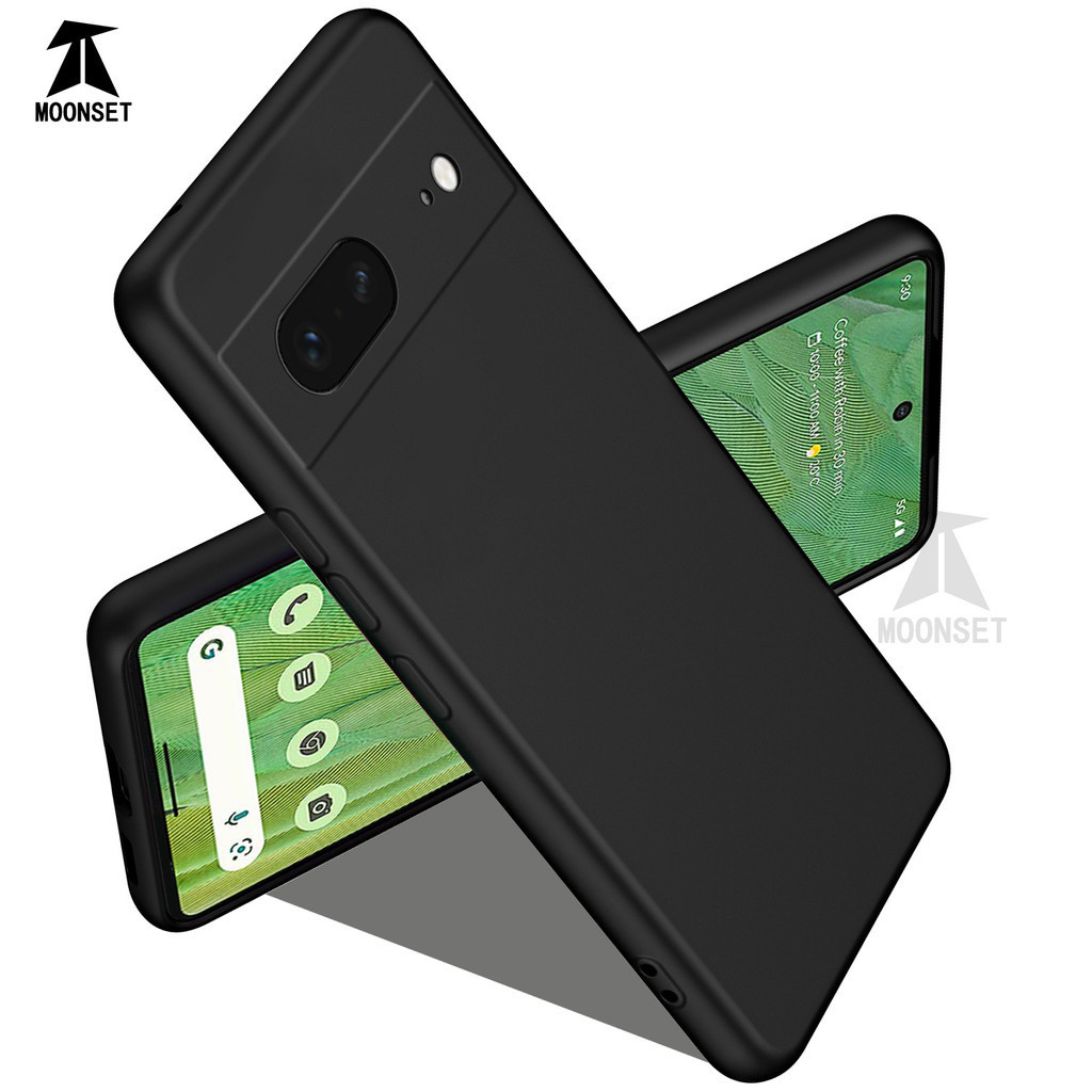 For Google Pixel 7 Case Upgraded Liquid Silicone with Square Edges ...