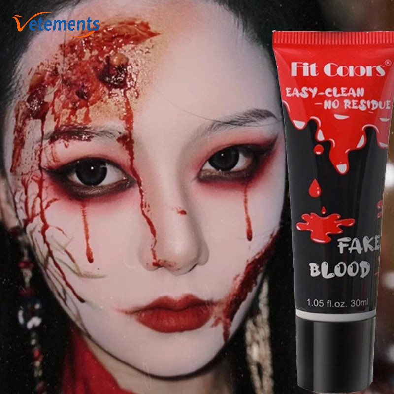 Halloween Fake Scars Liquid Fake Blood - Body Paint Face Make Up Wound ...