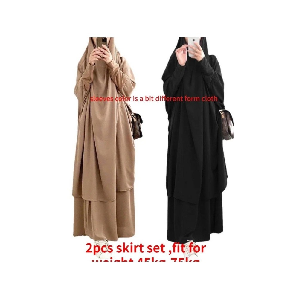 15 Colors Hooded Muslim Women Hijab Dress Prayer Garment Jilbab Abaya ...
