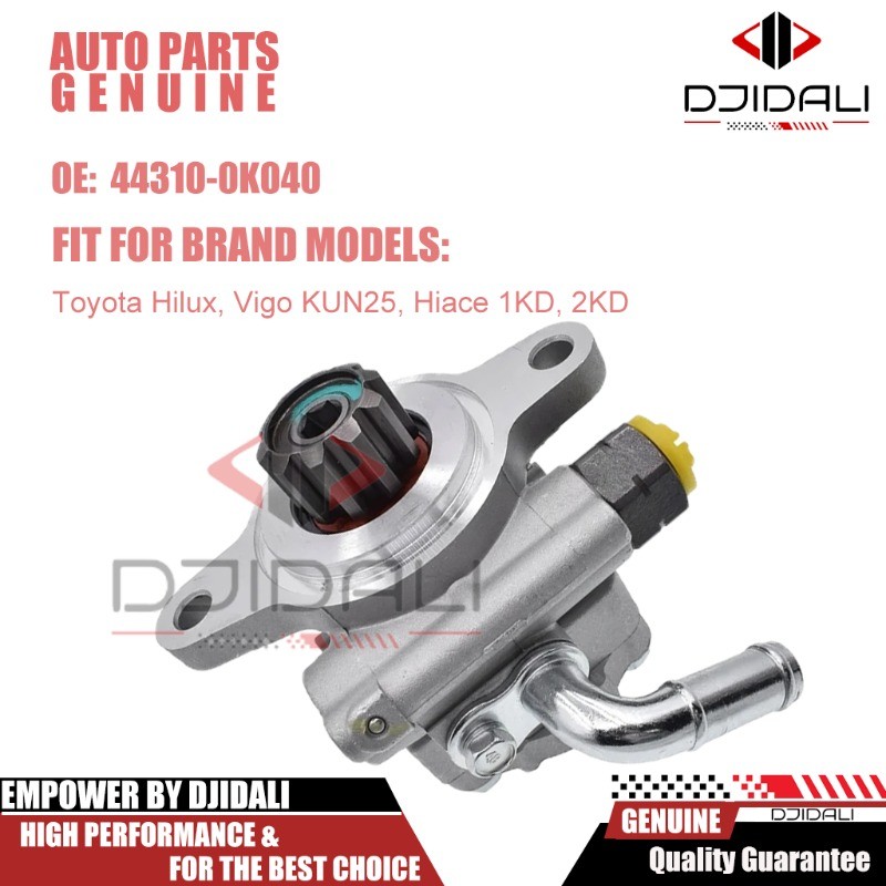 44310-0K040 Power Steering Pump for Toyota Hilux, Vigo KUN25, Hiace 1KD ...