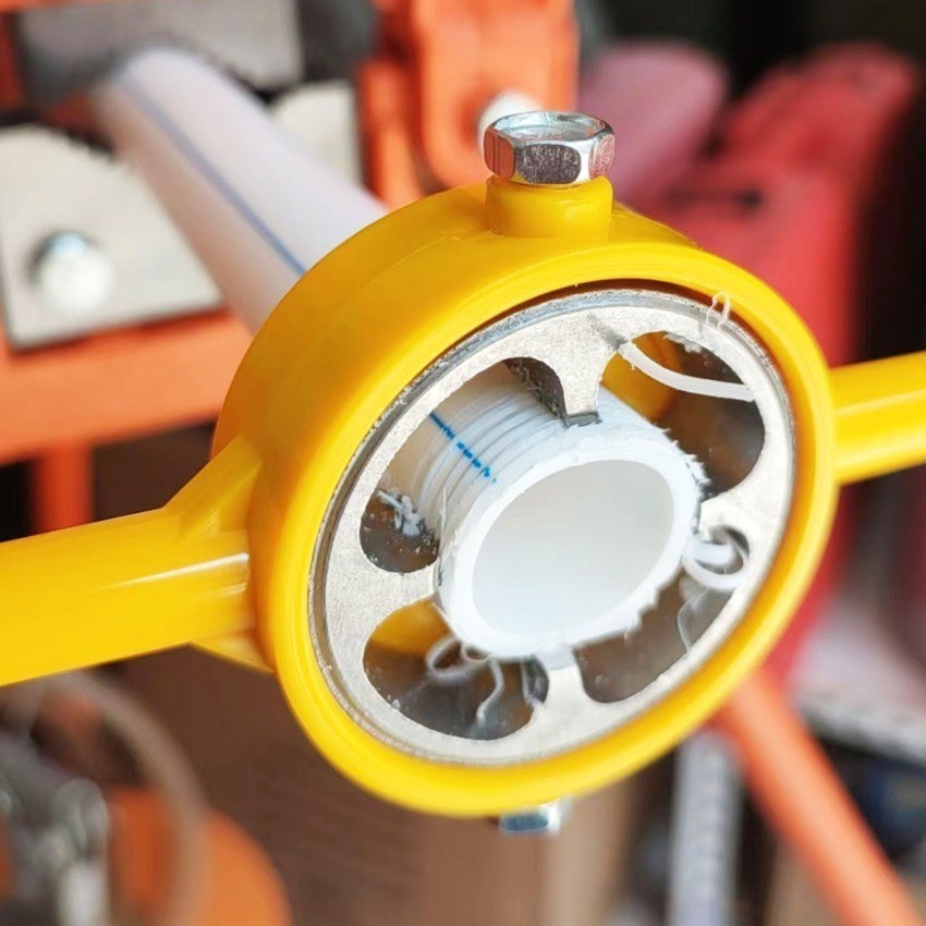 6pcs M10 thread PVC Pipe Threader NPT Thread Tap Die Set Powerful 1/2 3 ...