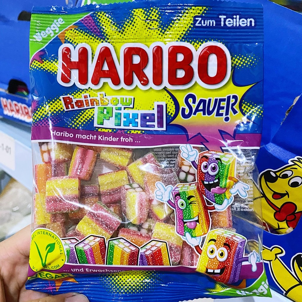 Haribo Haribo Haribo Gummy Rainbow Pixel Fruit Flavor Imported from ...