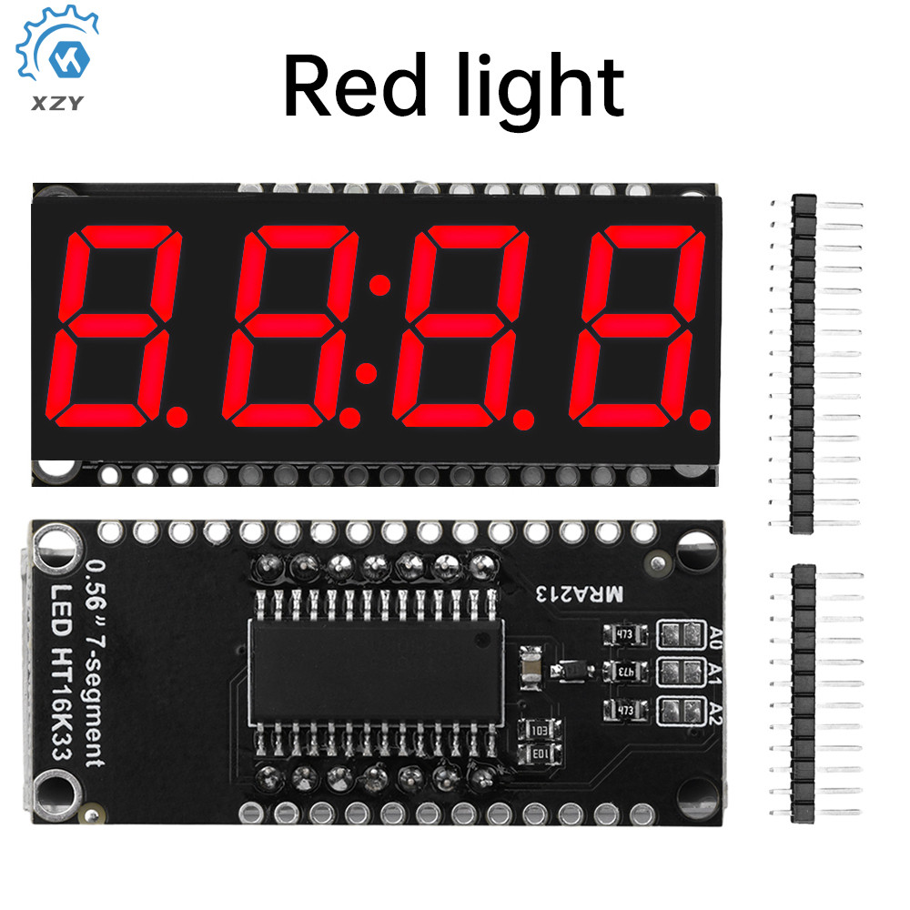 0.56 Inches 4-bit 7 Segment Display Module Clock Module HT16K33 Driver ...