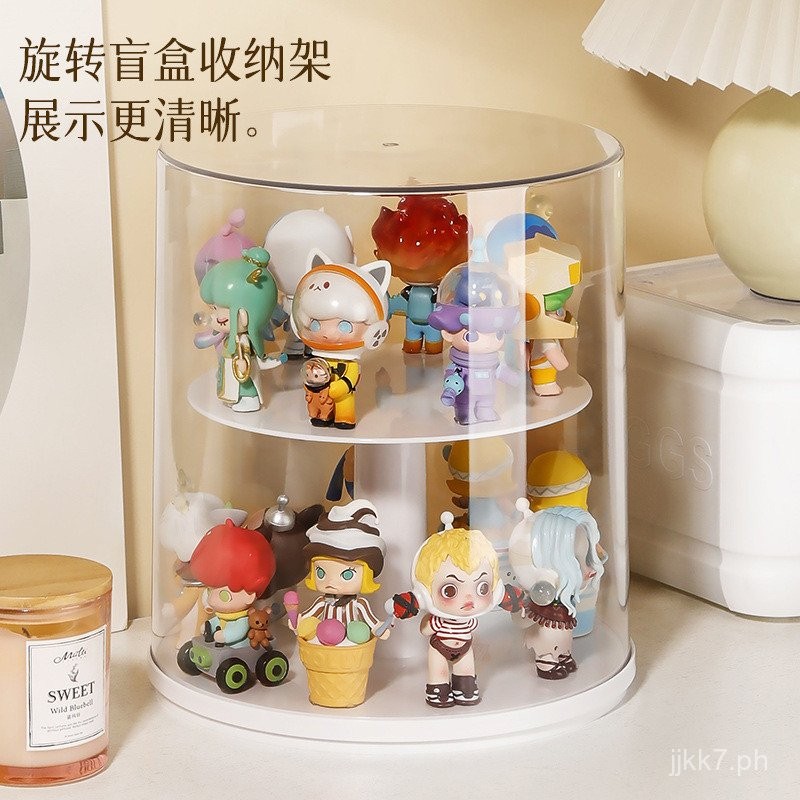 Rotating Blind Box Storage Display Box Transparent Lego Hand-Made ...