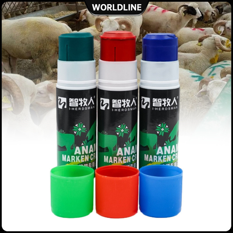 3pcs/set Pig Marker Crayon Pig Marker Pen Cattle And Sheep Marker ...
